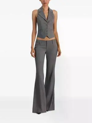 Alice + Olivia Erica Notched-lapels Top