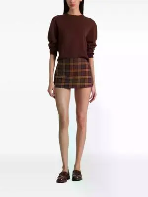 Alice + Olivia Checked Skort