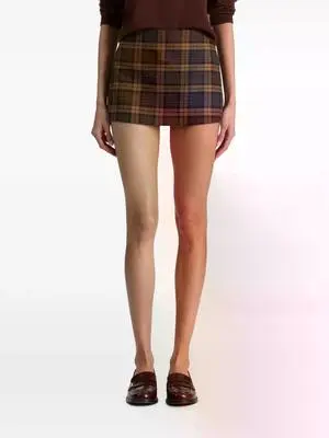 Alice + Olivia Checked Skort