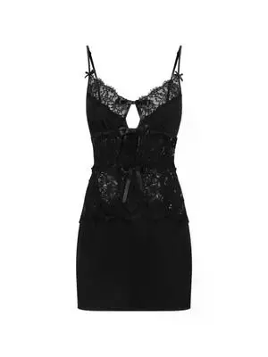 Dolce & Gabbana Sleeveless Silk Georgette Mini Dress