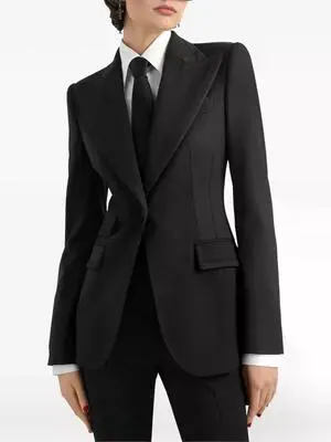 Dolce & Gabbana Turlington Single-breasted Jacket In Bi-stretch Twill