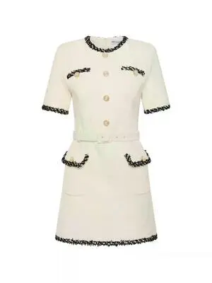 Rebecca Vallance Jacquie Mini Dress - Neutrals