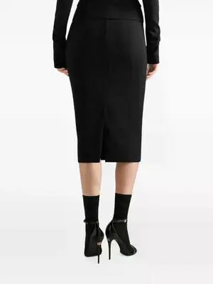 Dolce & Gabbana Stretch Wool Skirt