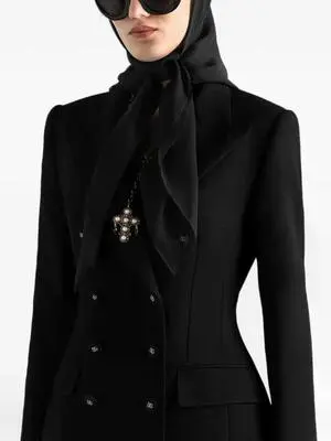 Dolce & Gabbana Double-breasted Jacket In Double Wool Crêpe