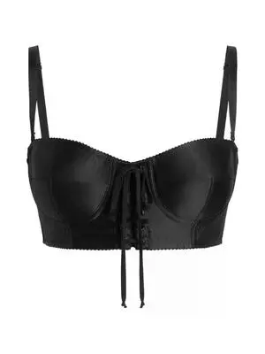 Dolce & Gabbana Bustier Top - Black