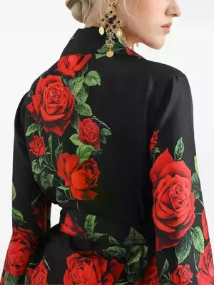 Dolce & Gabbana Rose-print Vanity Shirt