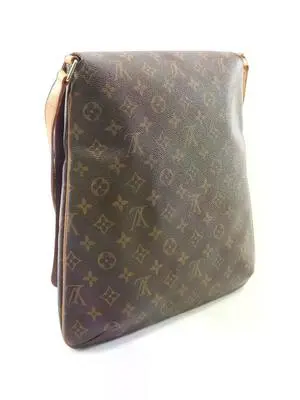 LOUIS VUITTON 2001 Monogram Musette Salsa Long Strap Crossbody Bag - Brown