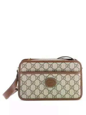 Gucci Gg Coated Canvas Mini Camera Bag