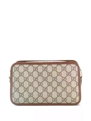 Gucci Gg Coated Canvas Mini Camera Bag