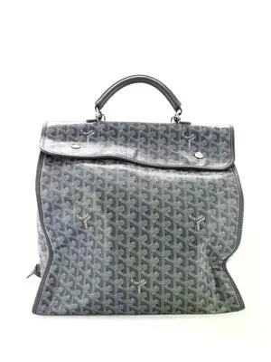 Goyard Saint Leger Briefcase Coated Canvas Backpack - Grey