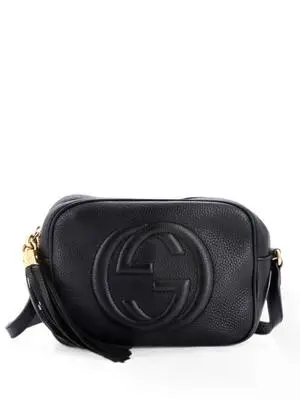 Gucci Soho Disco Leather Small Crossbody Bag - Black