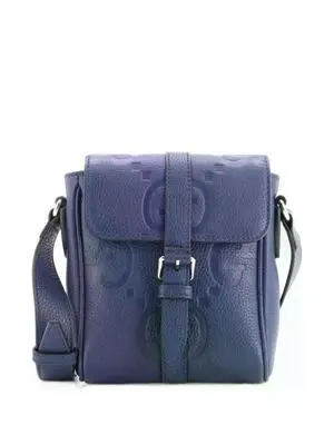 Gucci Messenger Bag Jumbo Gg Embossed Leather Small Crossbody Bag