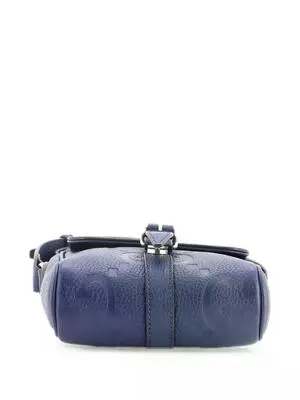 Gucci Messenger Bag Jumbo Gg Embossed Leather Small Crossbody Bag