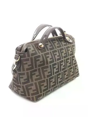 Fendi Zucca Canvas Satchel - Brown