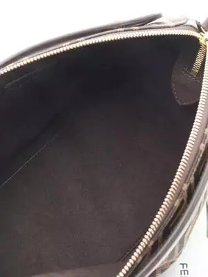 Fendi Zucca Canvas Satchel - Brown