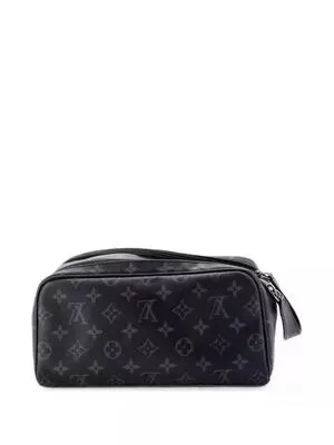 LOUIS VUITTON Dopp Kit Toiletry Monogram Eclipse Canvas Pouch
