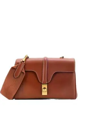 Celine Soft 16 Bag Smooth Calfskin Teen Shoulder Bag - Brown