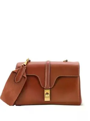 Celine Soft 16 Bag Smooth Calfskin Shoulder Bag - Brown