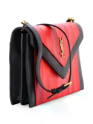 Saint Laurent Gaby Envelope Satchel Vertical Quilted Leather Shoulder Bag