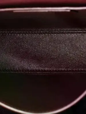 Saint Laurent Cassandra Top Handle Bag Crocodile Embossed Leather Medium Satchel