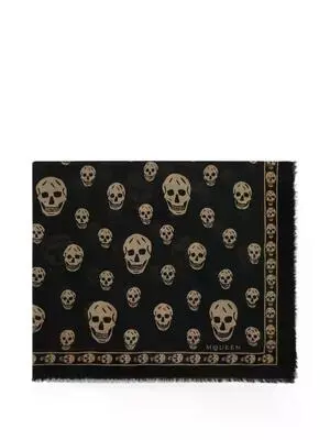Alexander McQueen Scarfs - Black