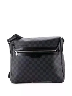 LOUIS VUITTON Daniel Messenger Bag Damier Graphite Mm Crossbody Bag - Black