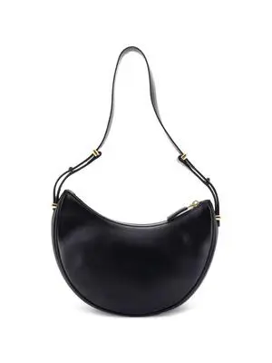 Prada Arqué Half Moon Leather Small Hobo Bag - Black