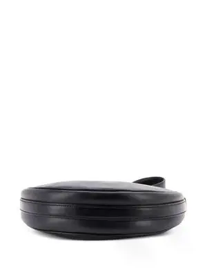 Prada Arqué Half Moon Leather Small Hobo Bag - Black