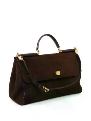 Dolce & Gabbana Calf Leather Top Handle Bag
