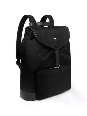 Montblanc Logo-plaque Foldover-top Canvas Large Backpack
