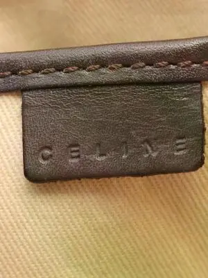 Celine Macadam Canvas Shoulder Bag
