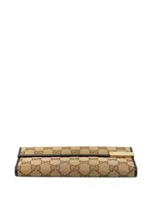 Gucci 2000-2015 Gg Canvas Wallet Long Wallets