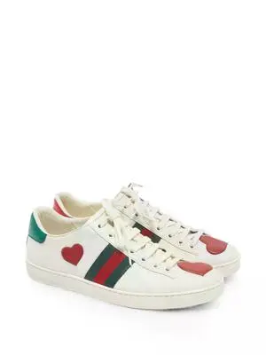 Gucci Ace Heart Detail Sneakers