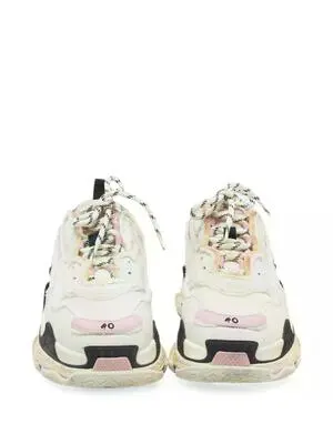 Balenciaga Triple S Distressed Sneakers