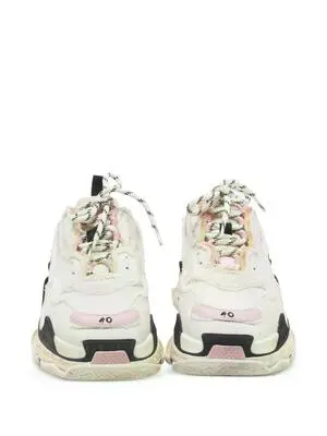 Balenciaga Triple S Distressed Sneakers