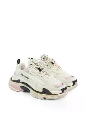 Balenciaga Triple S Distressed Sneakers