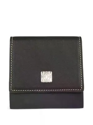 Cartier 1990-2000s Logo-plaque Coin Purse - Brown