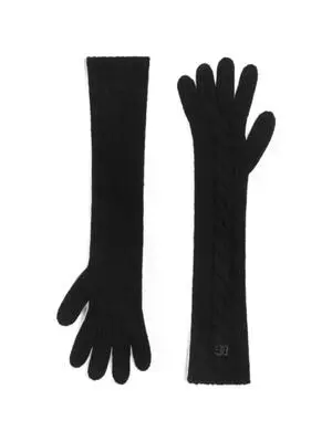 Dolce & Gabbana Knit Gloves - Black