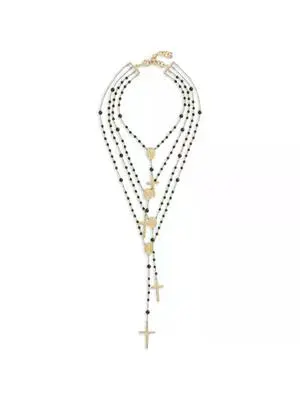 Dolce & Gabbana Rosary-style Multi-chain Necklace - Gold