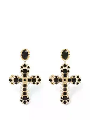Dolce & Gabbana Clip Earrings With Crosses