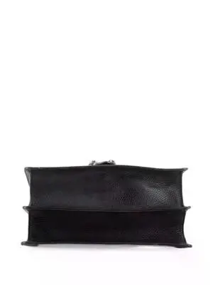 Gucci Dionysus Bamboo Top Handle Bag Leather Medium Satchel - Black