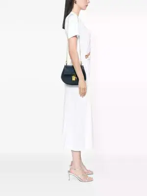 Chloé 2015 Small Leather Drew Crossbody Bag - Blue