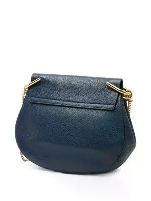 Chloé 2015 Small Leather Drew Crossbody Bag - Blue