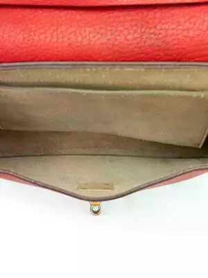 Chloé 2016 Small Leather Drew Crossbody Bag - Red