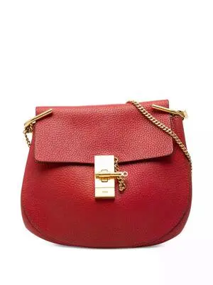 Chloé 2016 Small Leather Drew Crossbody Bag - Red