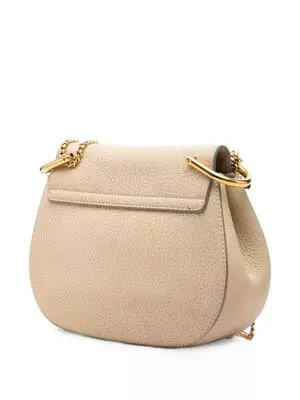 Chloé 2015 Mini Grained Lambskin Drew Crossbody Bag - Neutrals