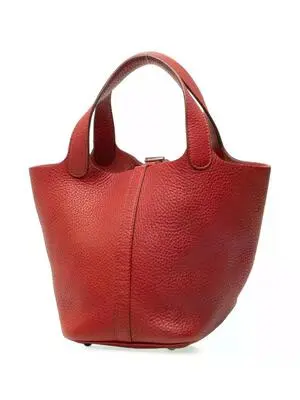 Hermès 2014 Clemence Picotin Lock 18 Handbag - Red