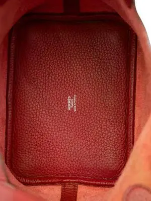 Hermès 2014 Clemence Picotin Lock 18 Handbag - Red