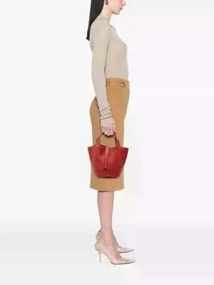 Hermès Clemence Picotin Lock 18 Handbag - Red