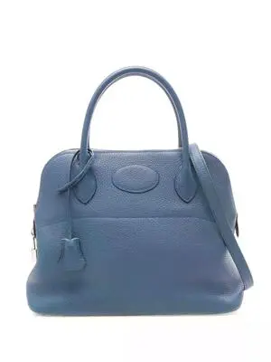 Hermès 2017 Clemence Bolide 31 Satchel - Blue